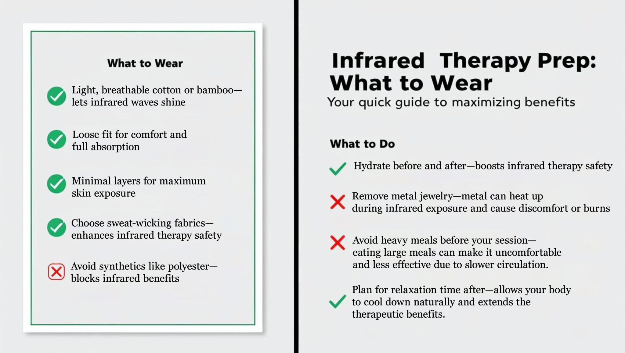 Why What You Wear Matters During Infrared Therapy | Body Lab Studios