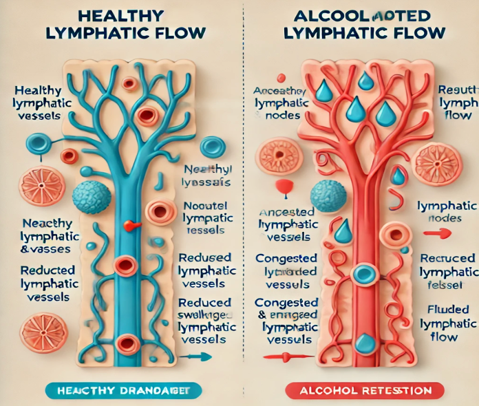 How Alcohol Impacts Lymphatic Health and Reducing Swelling
